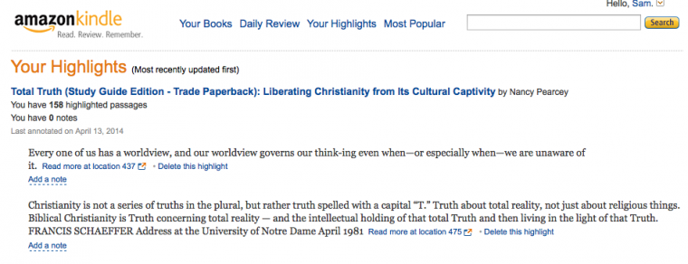 How to export highlights from your Kindle. - Sam Luce